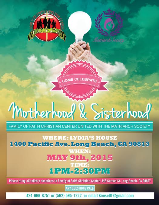 Mother's Day flyer - Matriarch Society